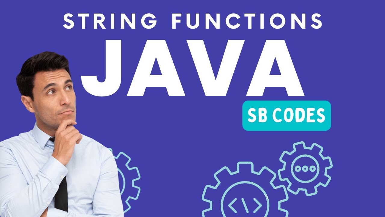 String Functions L1 ||  String Manipulation || Java Programming ||  SB Codes