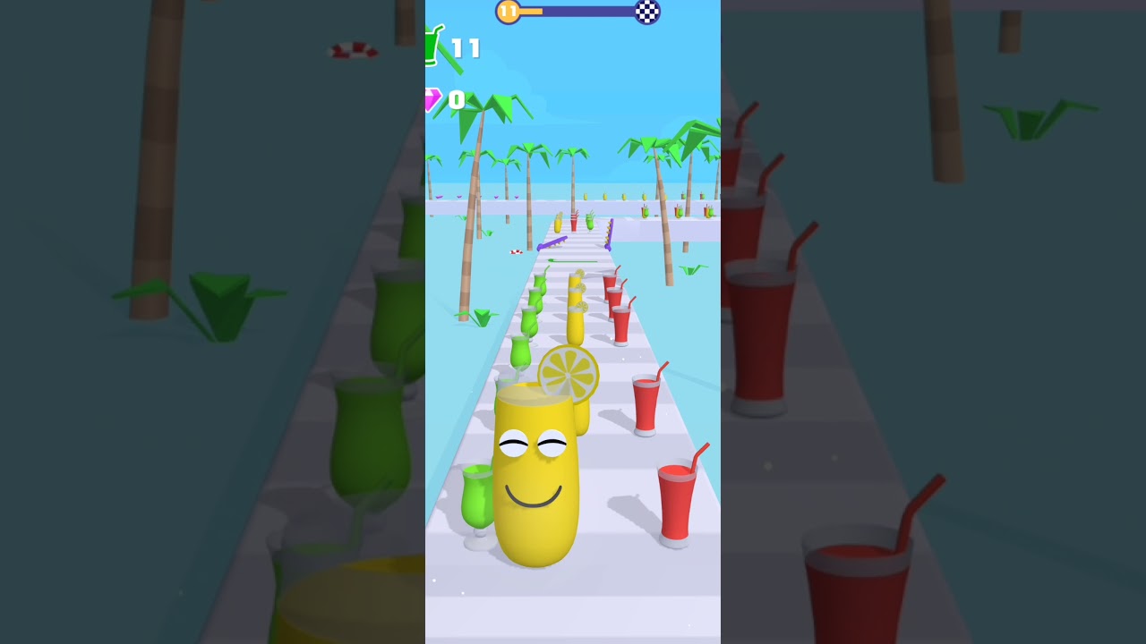 shape runner game