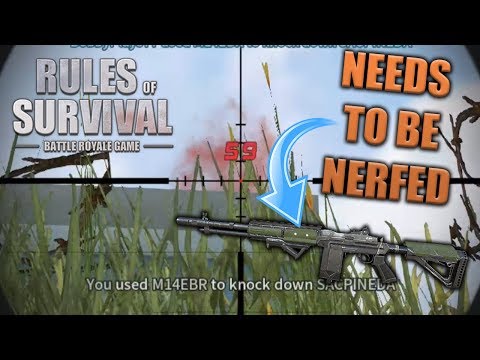THE M14 GOT EVEN BETTER?! Rules of Survival Gameplay (PC/iOS/Android)