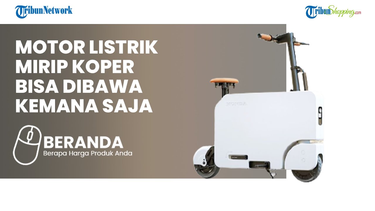 UNIK BANGET! Ada Motor Listrik Honda Motocampacto yang Super Ringkas ...