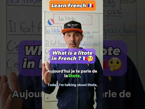 What is a litote in French? 🇨🇵🤔 | Learn & Speak French with Moh and Alain 👍✔️ #apprendrelefrançais