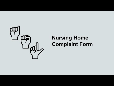 Department of Health - Nursing Home Complaint Form