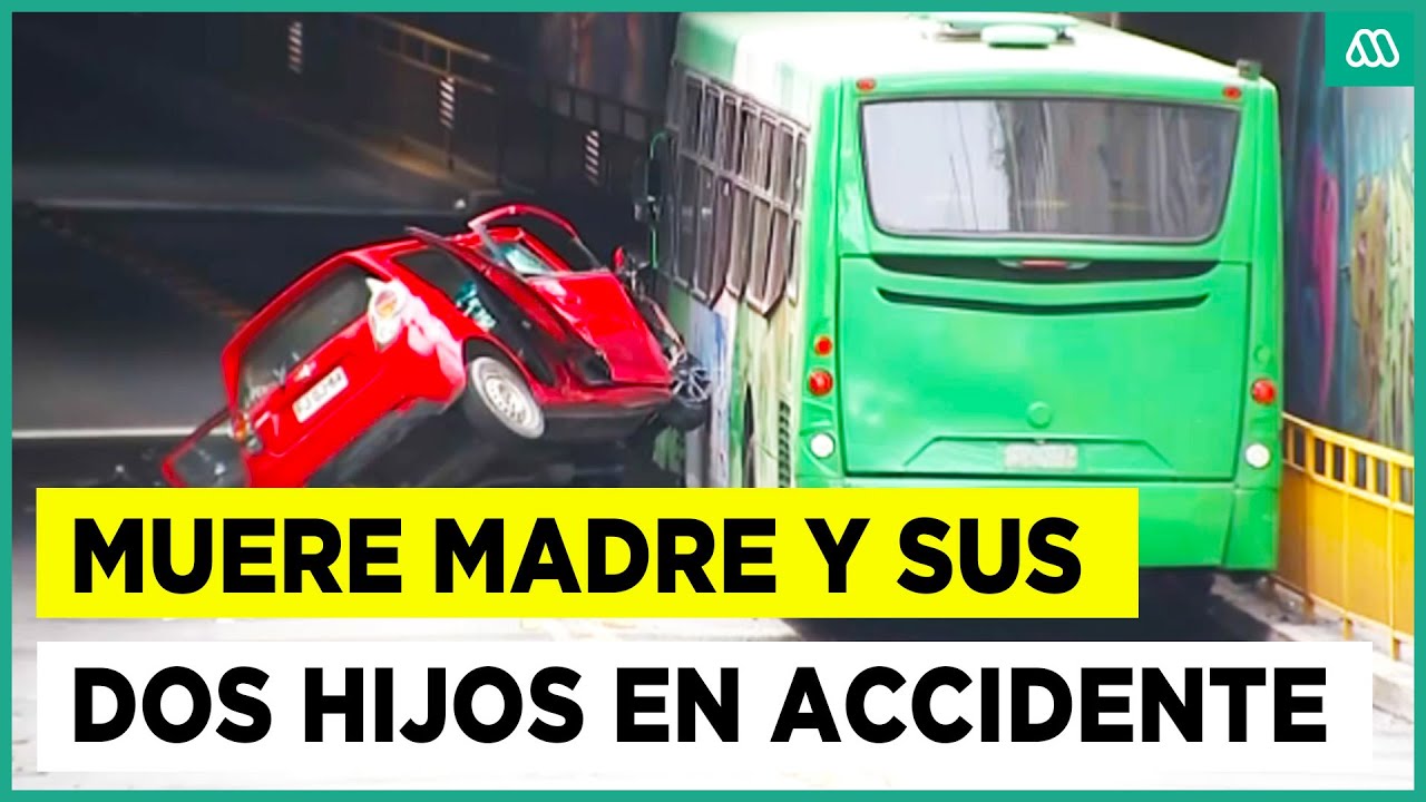 Madre y sus dos hijos mueren en grave accidente: Conductor chocó de frente con bus