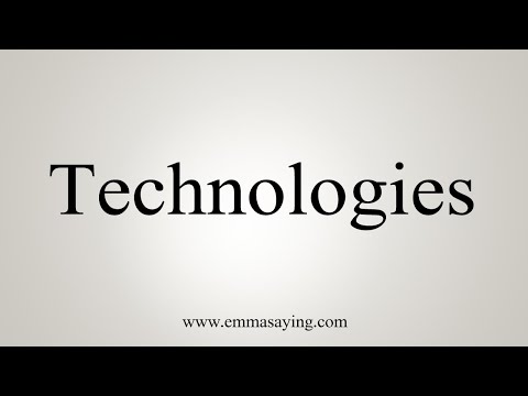 How To Say Technologies