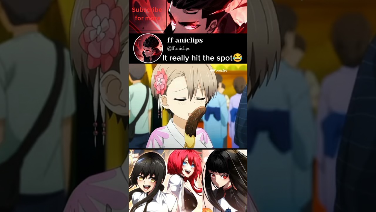 The thing really hit the spot😉😉//(Uzaki-chan Wants to Hang Out!)