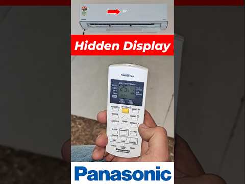 panasonic ac hidden display #shorts #panasonicac