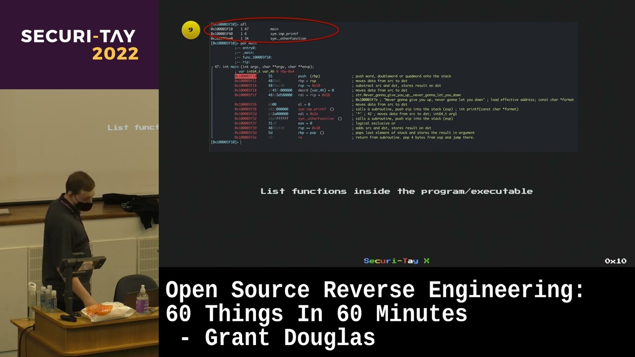 Open Source Reverse Engineering: 60 Things In 60 Minutes by Grant Douglas