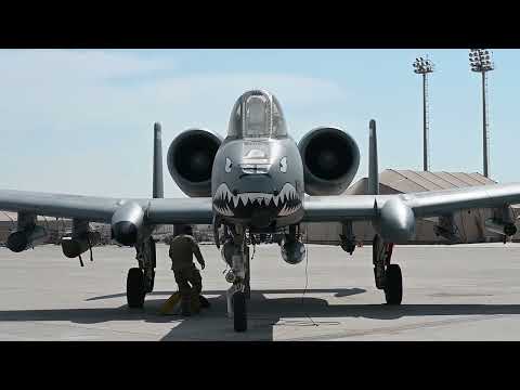 U.S. Air Force A-10 Thunderbolt II's flying FULLY ARMED Sorties in UAE