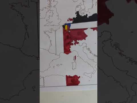 Map of Europe 1914 - France #history #flag #country #europe #1914 #france #ww1