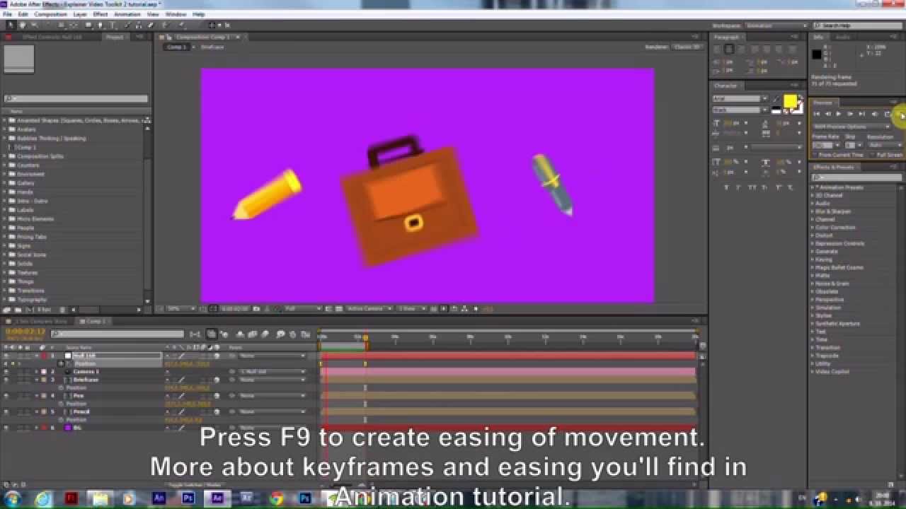 Explainer Video Toolkit 2 Tutorials - 3 Camera
