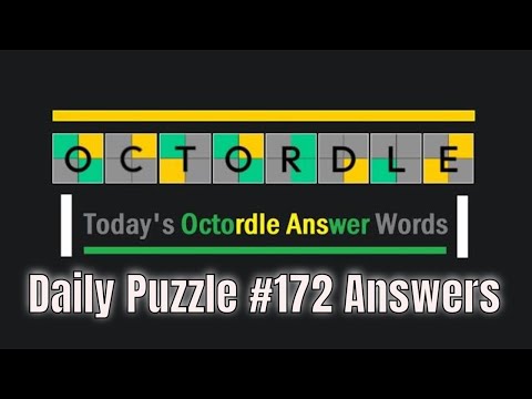 8 Wordles - Octordle | Today's Octordle Puzzle 172 Hints, Clues and Answer Words for July 15th, 2022