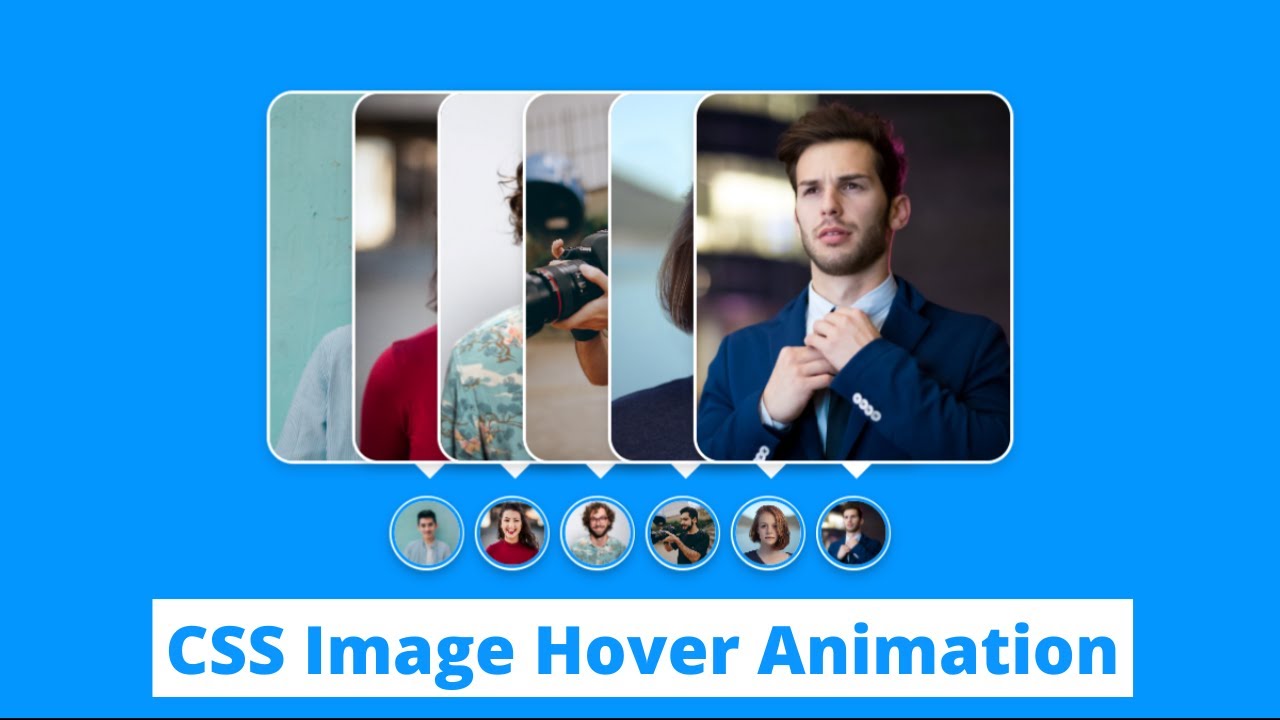 Image Hover Animation using HTML & CSS | Z-Index Transition