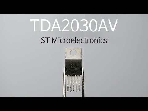 TDA2030AV - ST Microelectronics : 18W Hi-Fi AMPLIFIER AND 35W DRIVER
