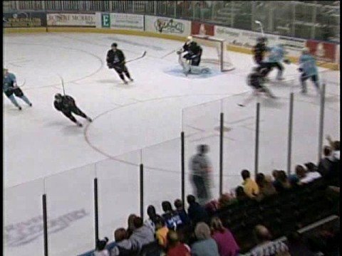 Rivermen goalie Ben Bishop's stickwork