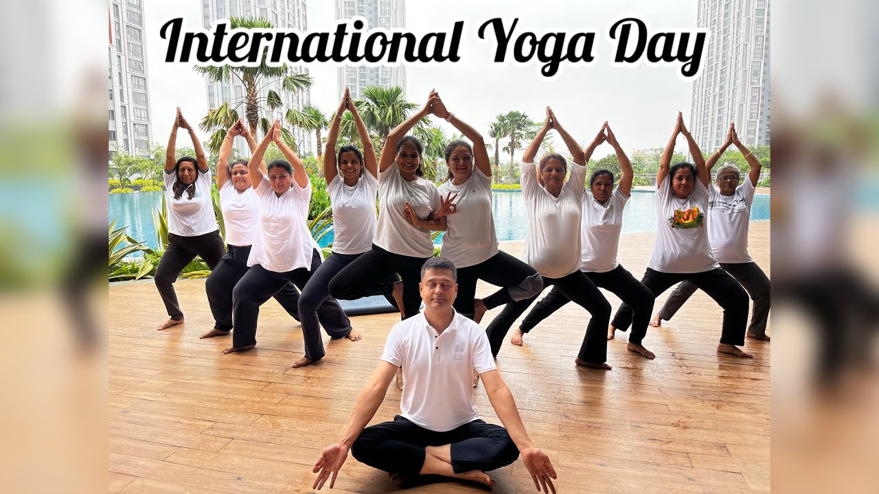 Human Mandala Presentation | International Yoga Day Celebration