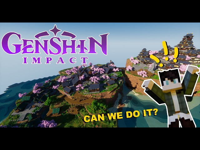 Inazuma from Genshin Impact 1:1 in Minecraft! Minecraft Map