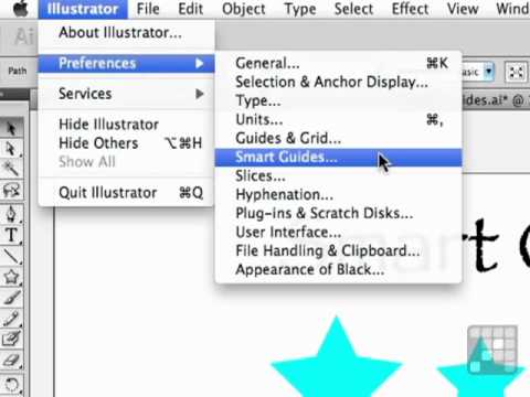 Learn how to use Smart Guides in this Illustrator CS5 Tutorial