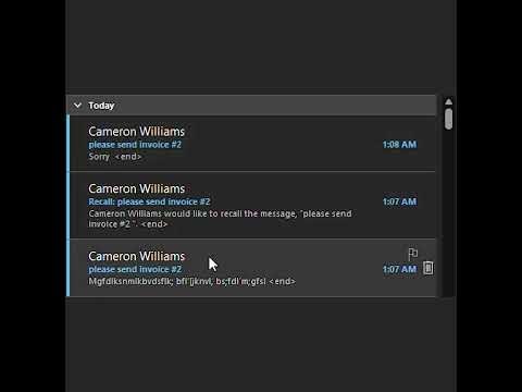 How to Recall an Email with Outlook - Step 5