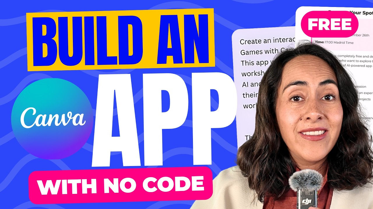 Create an Interactive App with Canva AI (No Coding Needed!)