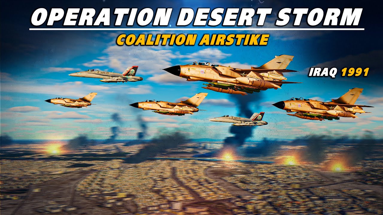 Operation Desert Storm | Coalition Airstrikes | F/A-18C Hornet | Digital Combat Simulator | DCS |