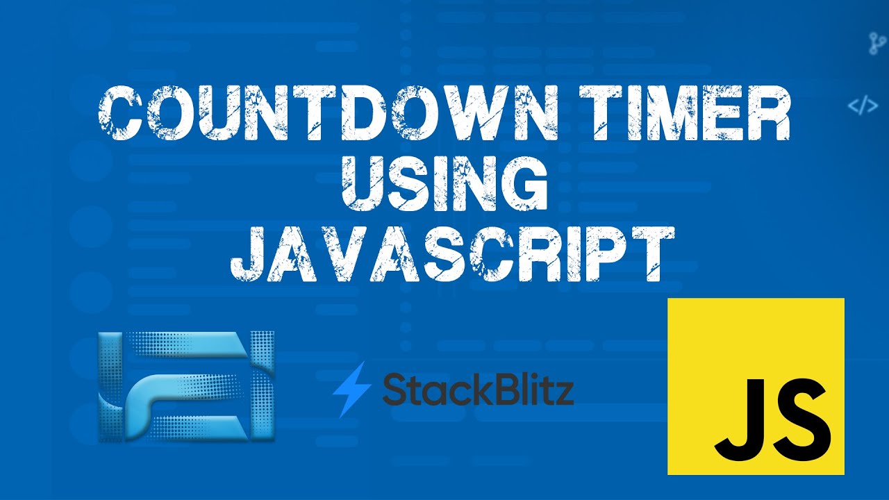 Create a Dynamic Countdown Timer in JavaScript - YouTube Tutorial