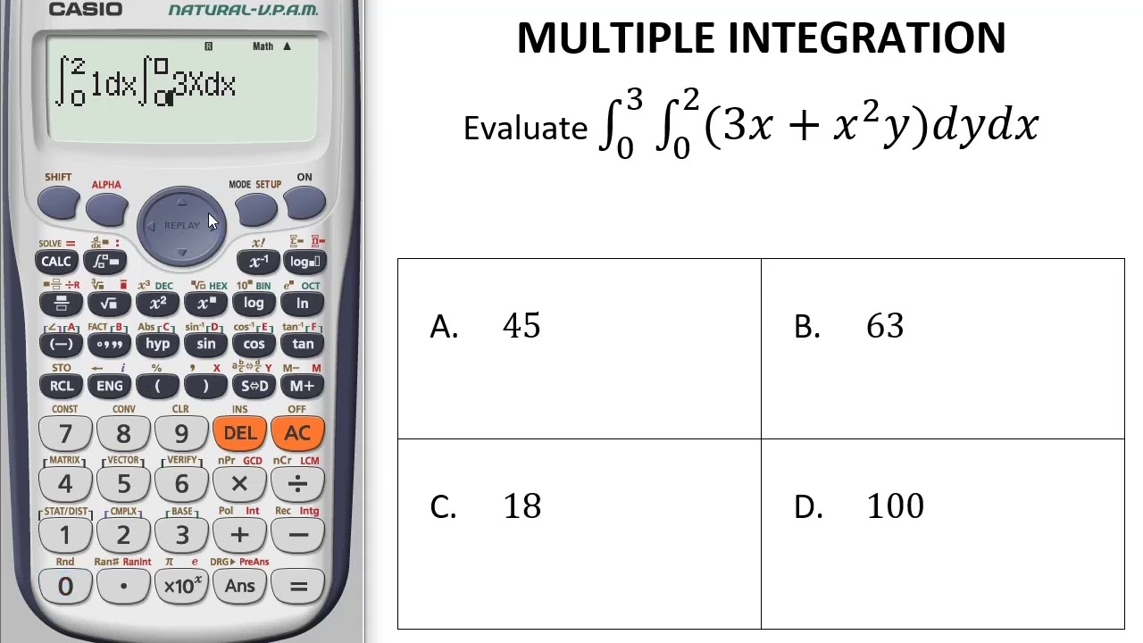 [CalcYou] Solving Multiple Integrals Example 3
