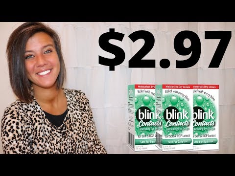 $2.97 Blink Contacts Lubricating Eye Drops at Walmart!