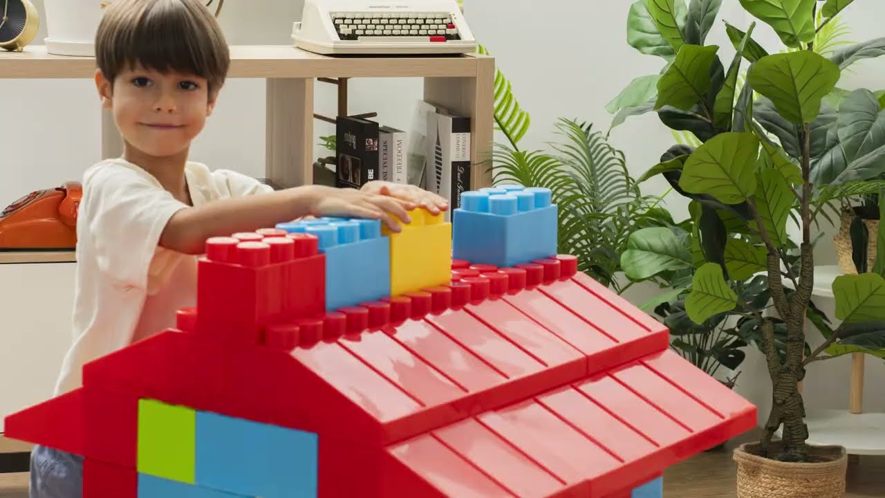 PLATPORTS 86-Piece Jumbo Big Blocks Set – Giant XL Large Building Blocks for Kids Ages 2–8