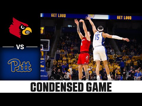 Louisville vs. Pitt Condensed Game | 2024-25 ACC Men's Basketball