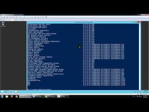 Use PowerShell : Get all Groups in domain