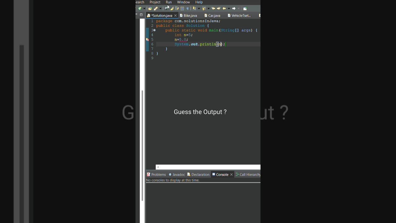 Guess the Output of these Java Program #java #learnwithme #codinglife