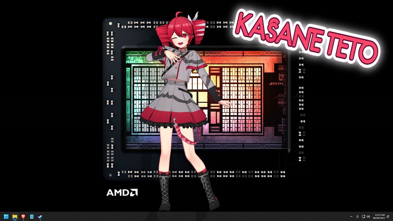 kasane teto is now on desktop pc.