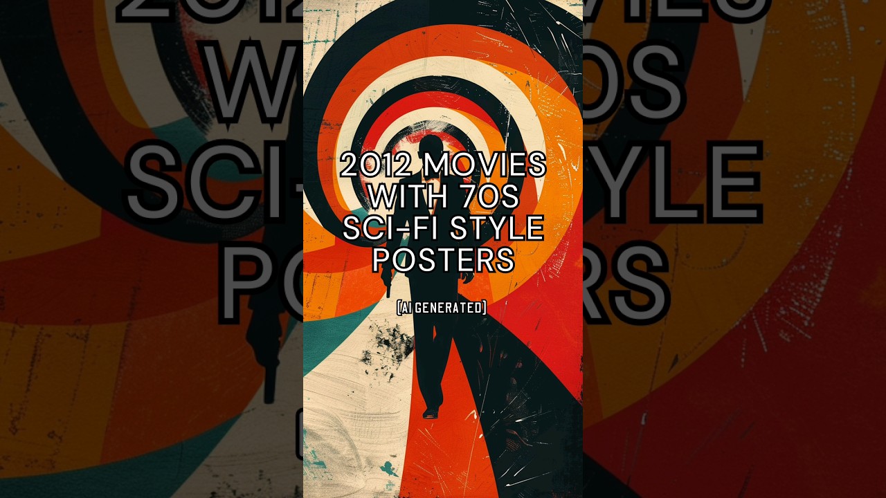 2012 Guess that movie - 70s Sci-Fi Style Movie Posters - AI Generated #shorts #2012 #popular #movies
