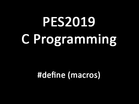 C Programming - #define (macros)