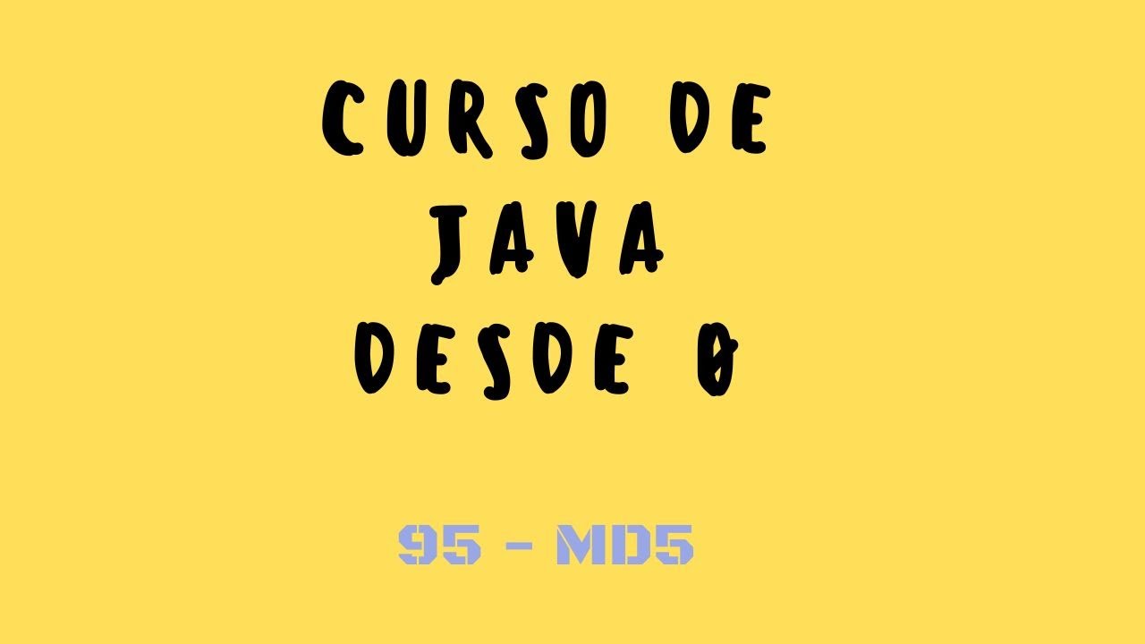 93. Aprende a cifrar una cadena de texto con MD5 en Java