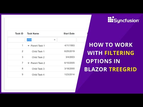 Learn How to Work with Filtering Options in Blazor TreeGrid - Mind Luster