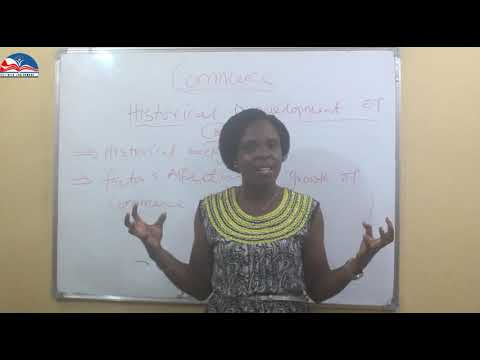 Commerce. Historical Development of Commerce in Nigeria (SS1)