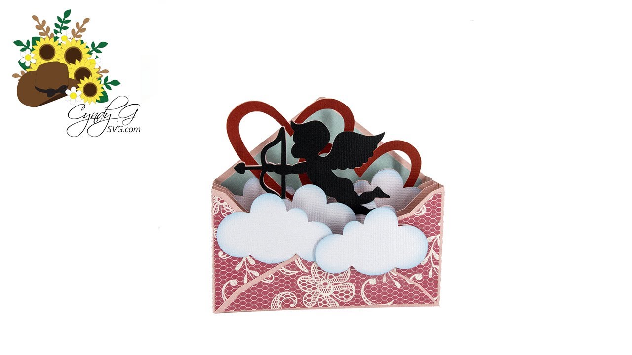 Cupid Envelope Box Card Assembly Tutorial