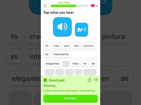 I think that painting is interesting #inspanish #learnspanish #learnenglish