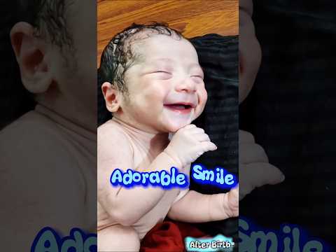Cutest Newborn Baby Amazing First Smile After First Cry @AfterBirth