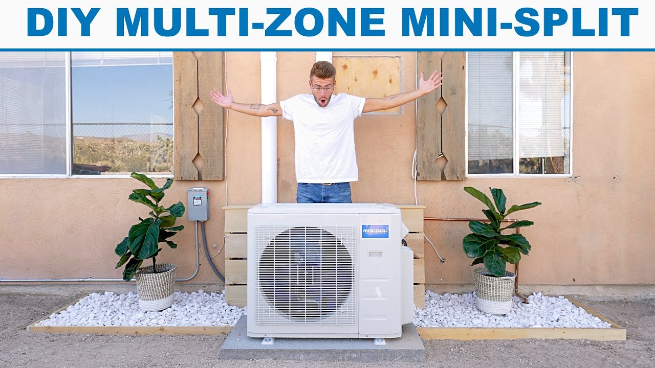 DIY Multi-Zone Ductless Mini Split AC & Heating System | MR Cool Install 2021