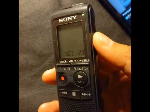 Test Sony Recorder ICD-PX820