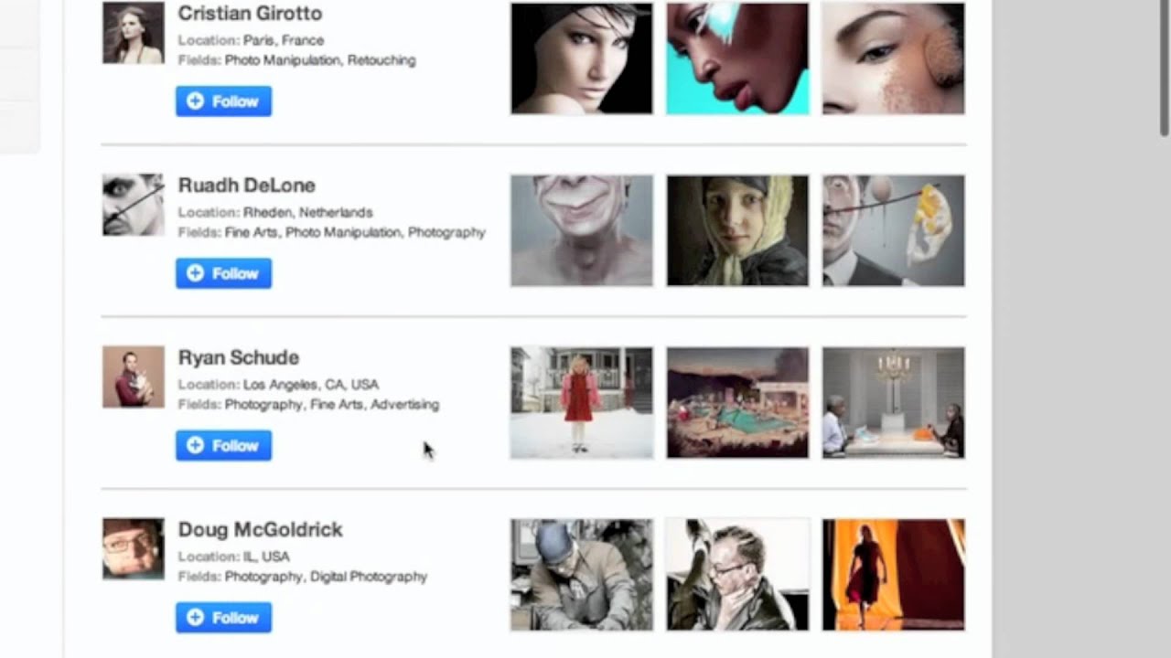 Behance's Activity Feed // How To