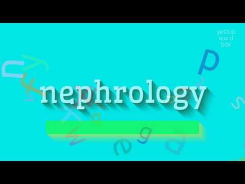 How to say "nephrology"! (High Quality Voices)