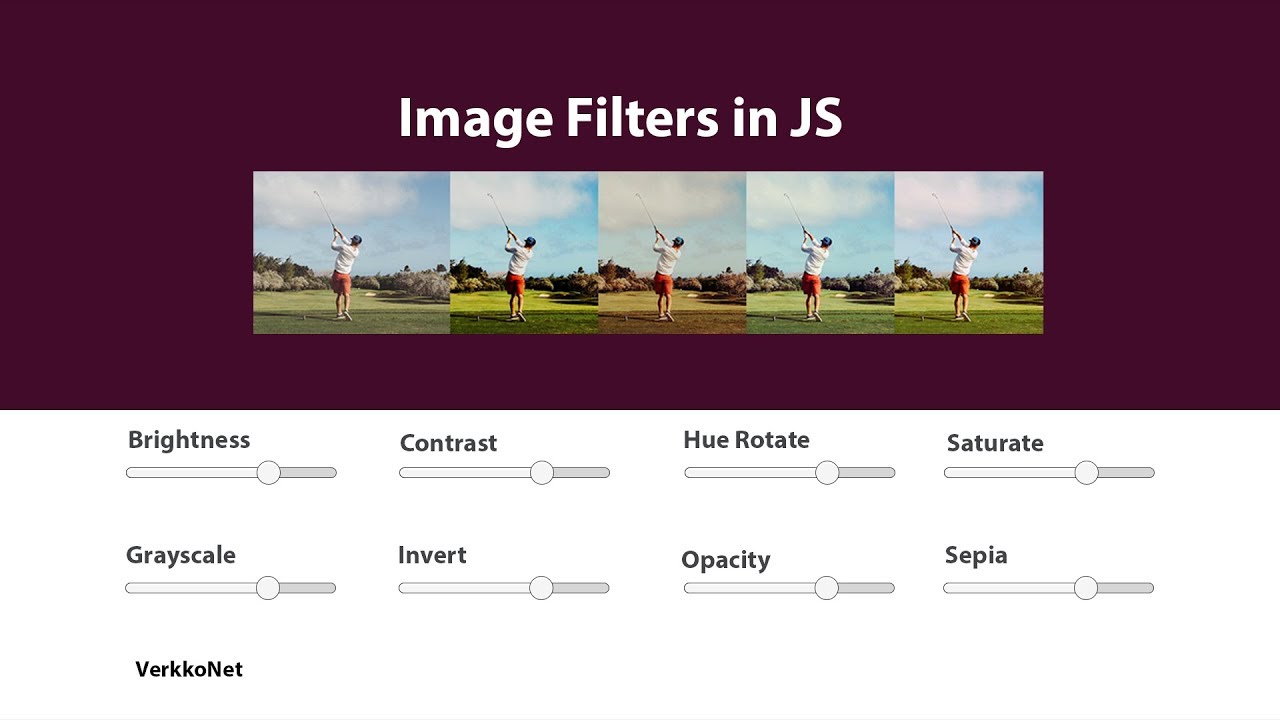 Image Filters in JS | JavaScript Tutorials | Web Development Tutorials