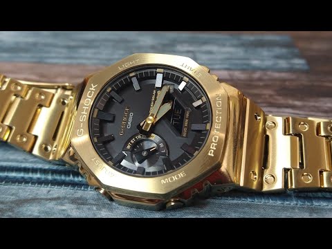 G-Shock GMB2100GD-9A Full Metal Gold Casioak Solar