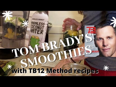 Tom Brady’s SMOOTHIES using TB12 Method Recipes How to Meal Prep- Tom Brady Challenge Episode 10