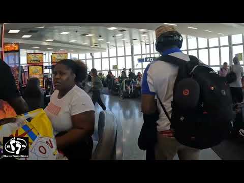 Vegas Walk Tour Las Vegas Airport Casino, Harry Reid International Airport, Las Vegas, Nevada!