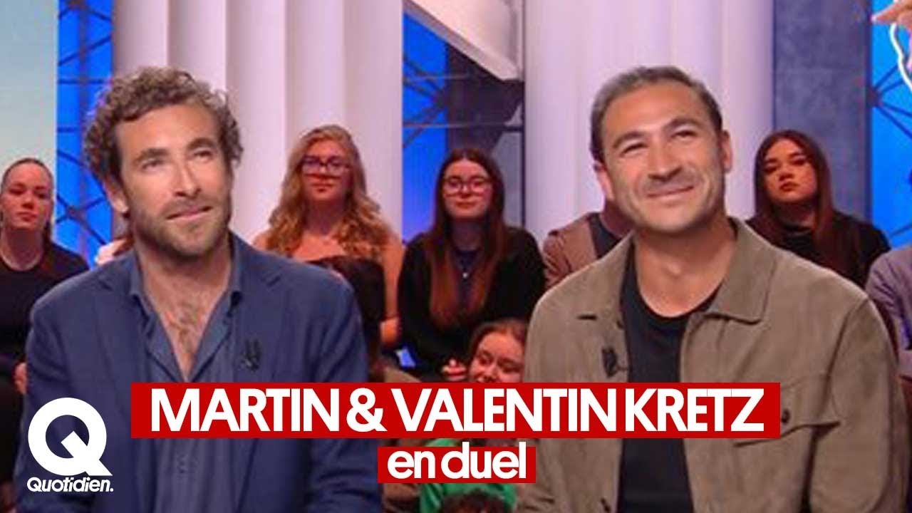 La compétition commence entre Martin et Valentin Kretz