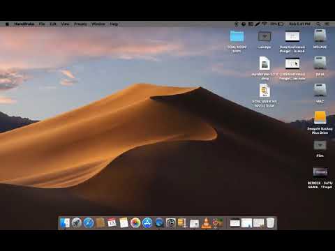 Optimasi Video Youtube Kualitas HD Ukuran yang Mini dengan Hanbrake 1.1.0 macOS Mojave